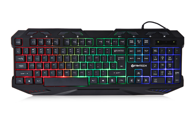 Gaming Keyboard - K10 HUNTER Fantech Professional Gaming Keybaoard with LED