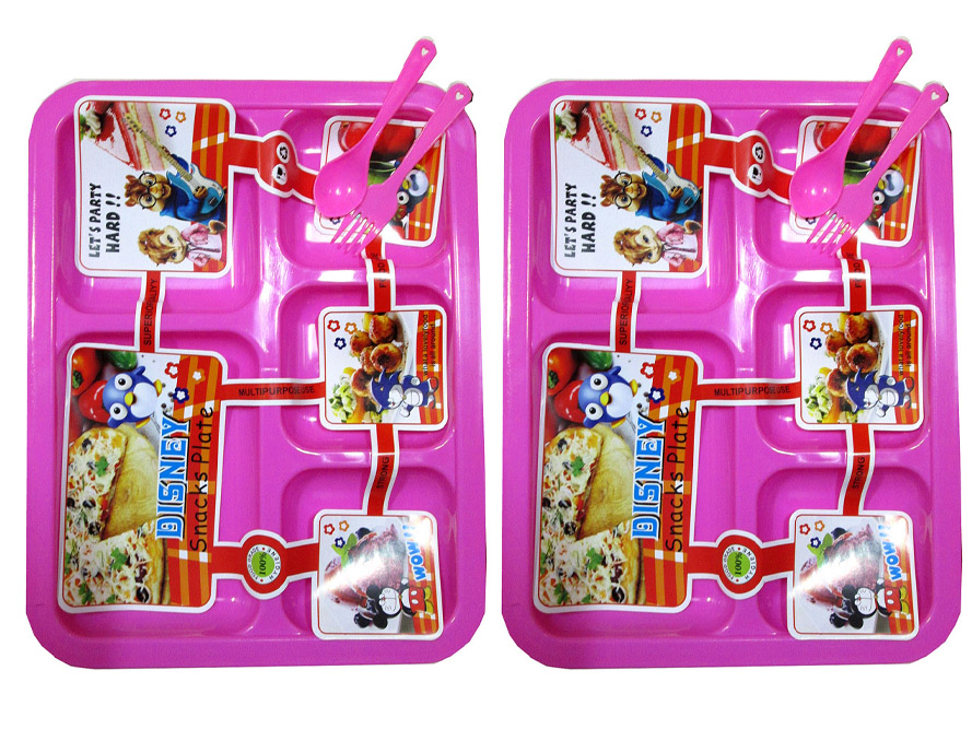 Buy Kids Color Plate - Buy 1 Get 1 Free Online @ ₹299 from ShopClues