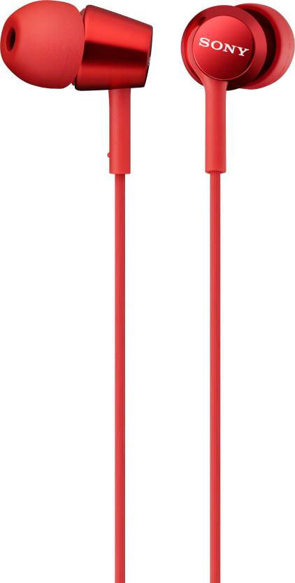 Buy Sony MDR-EX150 Wired Headphones(Red) WITH 1 YEAR SONY INDIA ...
