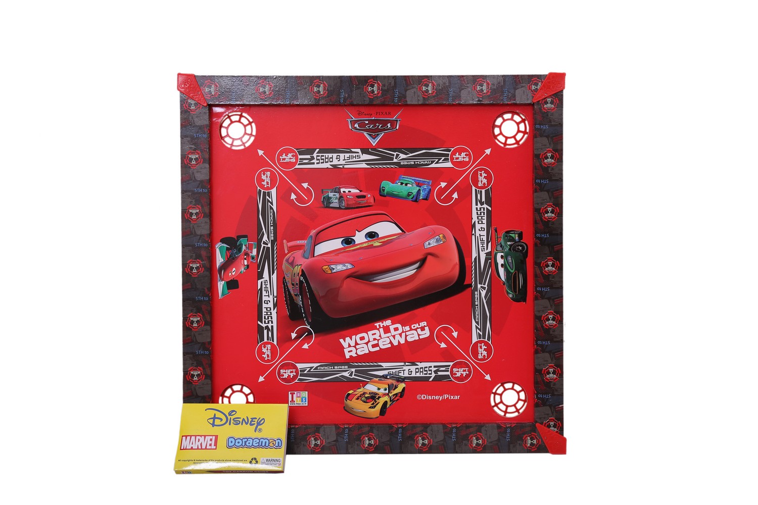 Buy Disney Pixar Cars Carrom Board-20x20 size Online @ ₹599 from ShopClues