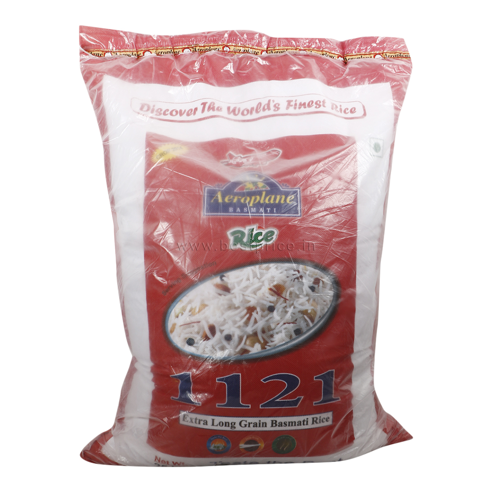 Buy Aeroplane Basmati Steam Rice 1121, 25 Kg Online @ ₹2099 from ShopClues