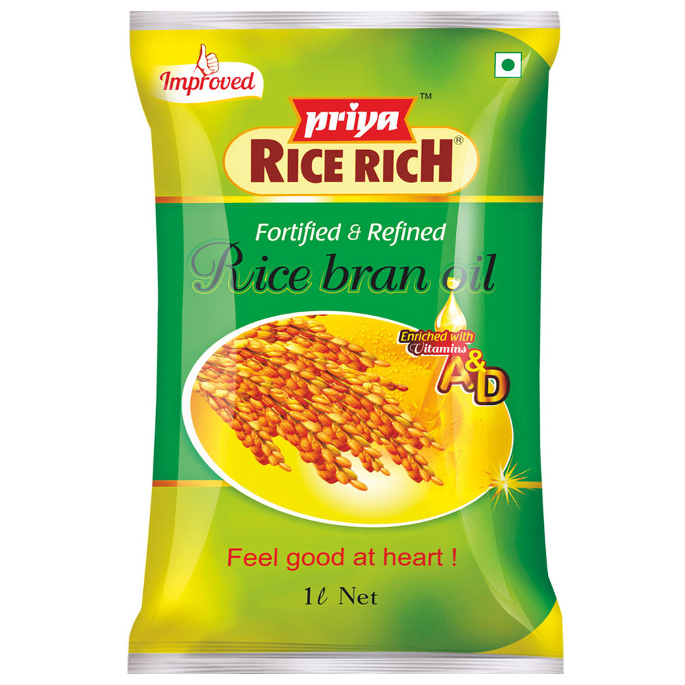 Buy Priya Rice Rich Oil Pouch, 1 L Online @ ₹95 from ShopClues