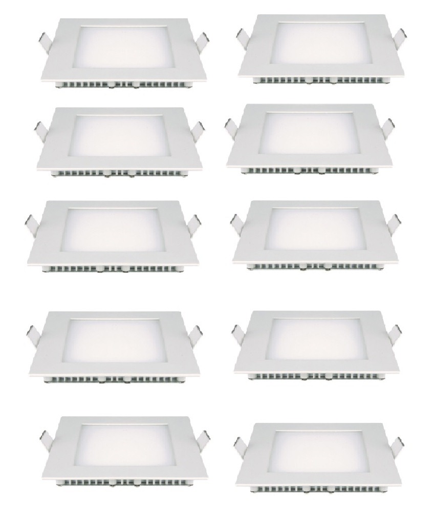 Buy OGEE 3 Watt White Square LED Panel Light (Pack of 10) Online ...