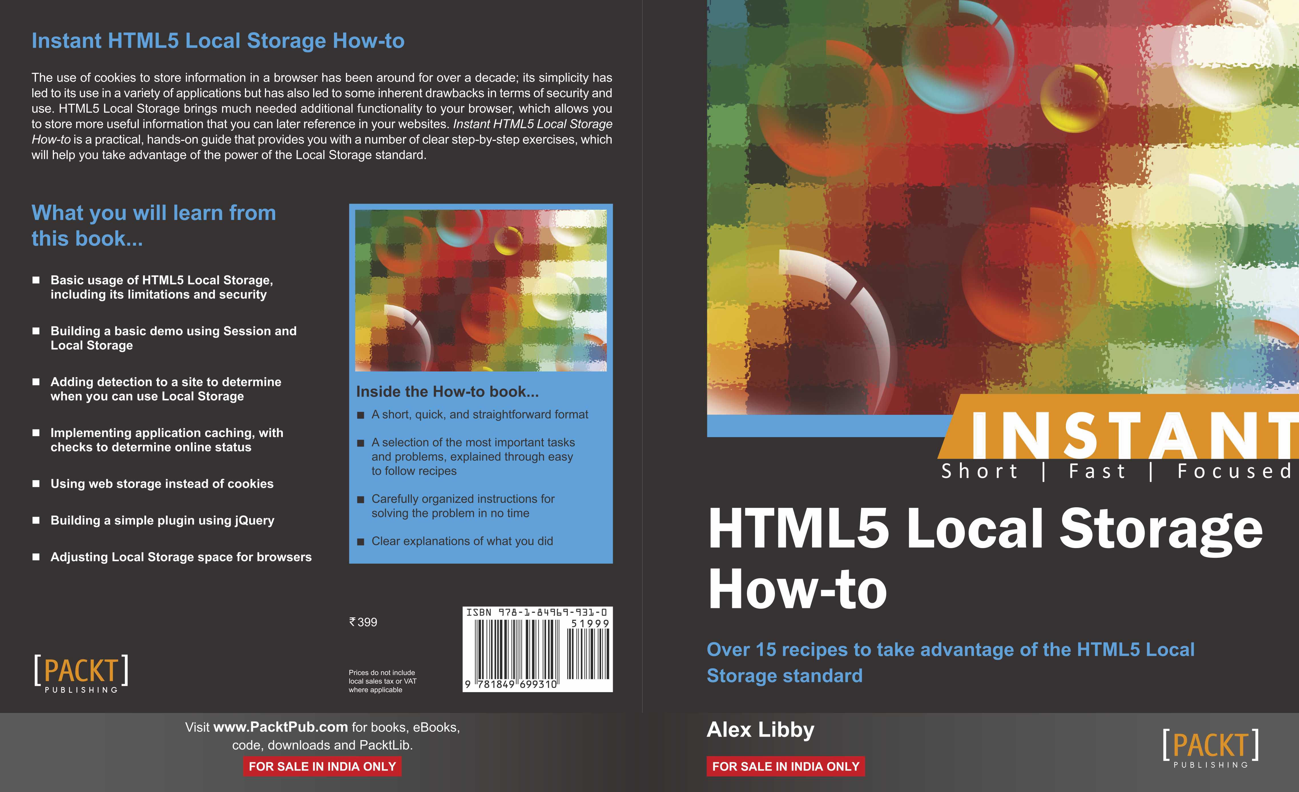 Buy Instant HTML5 Local Storage How-to Online @ ₹399 from ShopClues