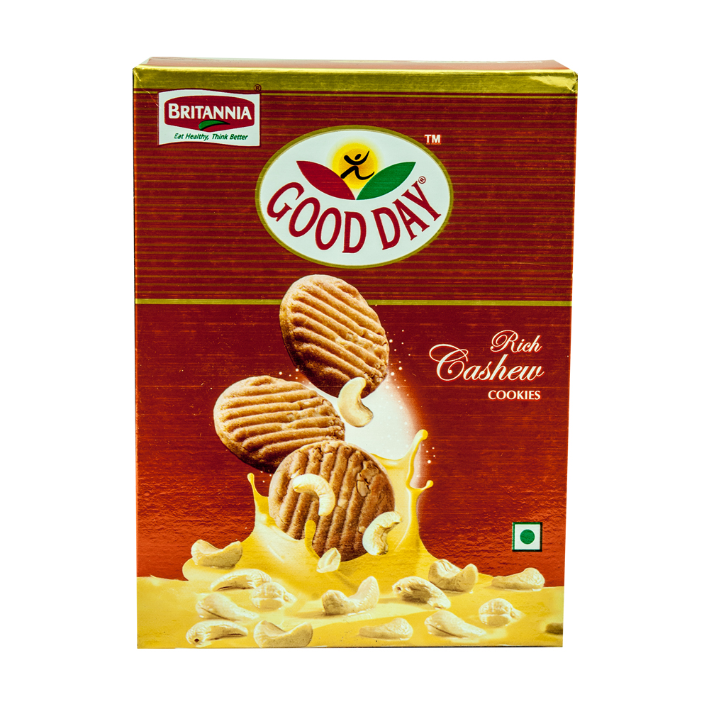 Buy Britannia Good Day Biscuits Cashew, 120 g Online @ ₹48 from ShopClues