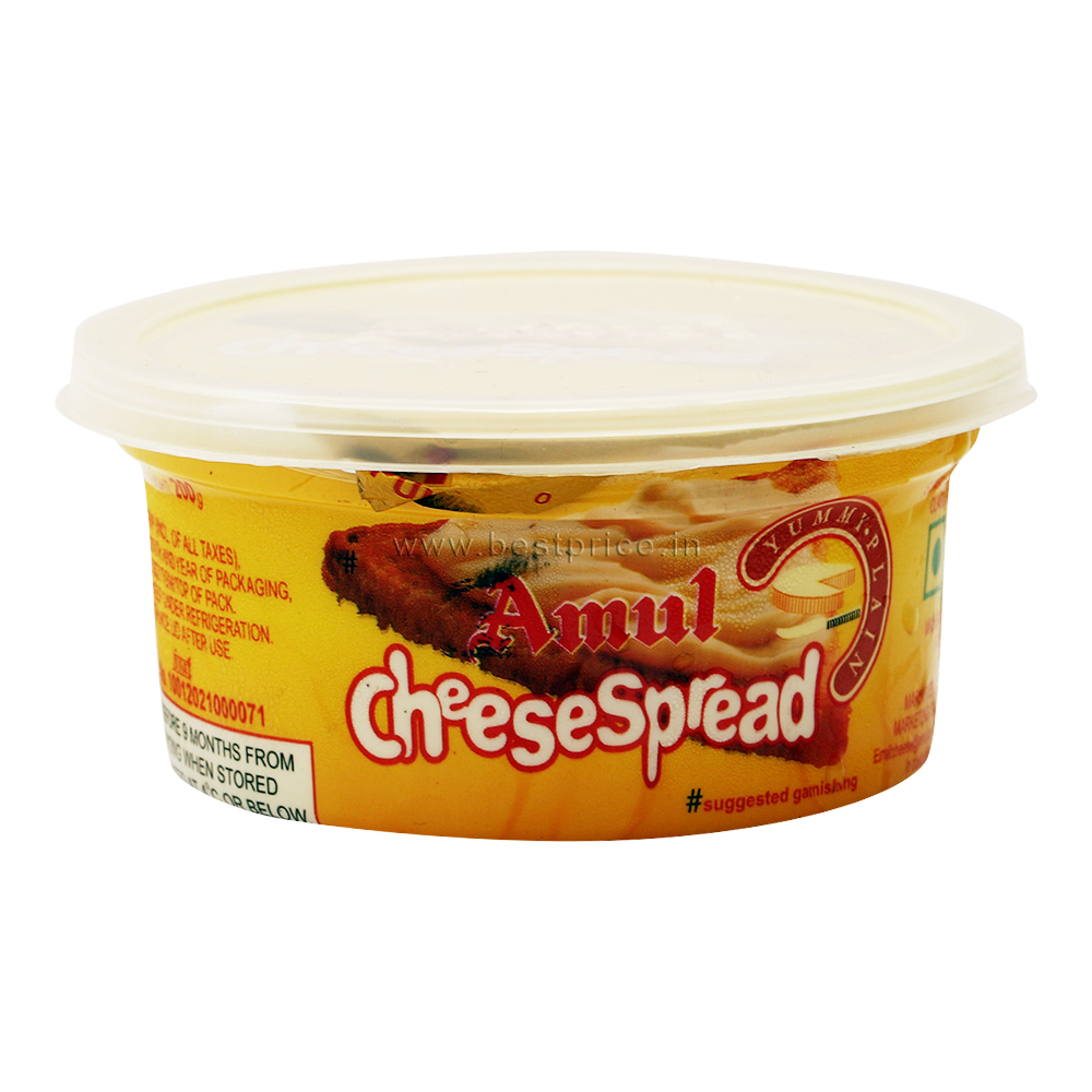 Buy Amul Cheese Spread Plain 200 g Online @ ₹76 from ShopClues