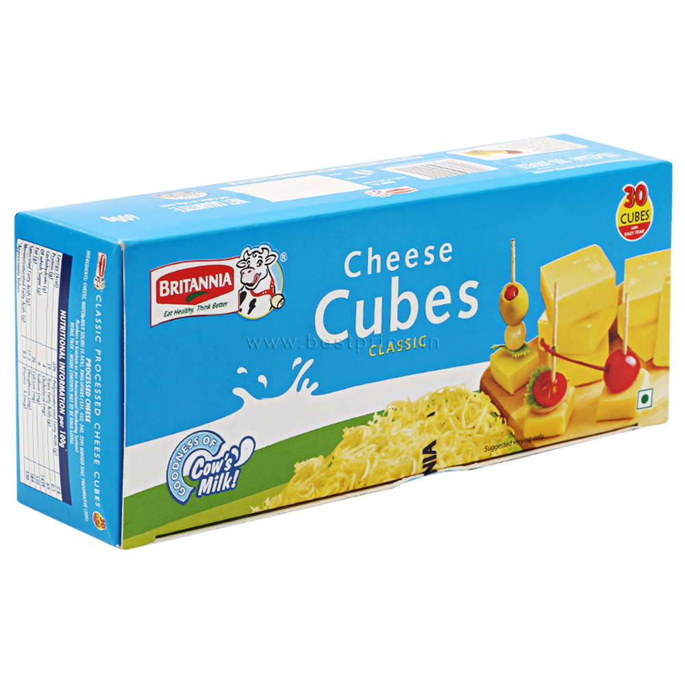 Buy Britannia Cheese Cubes 600 g Online @ ₹309 from ShopClues