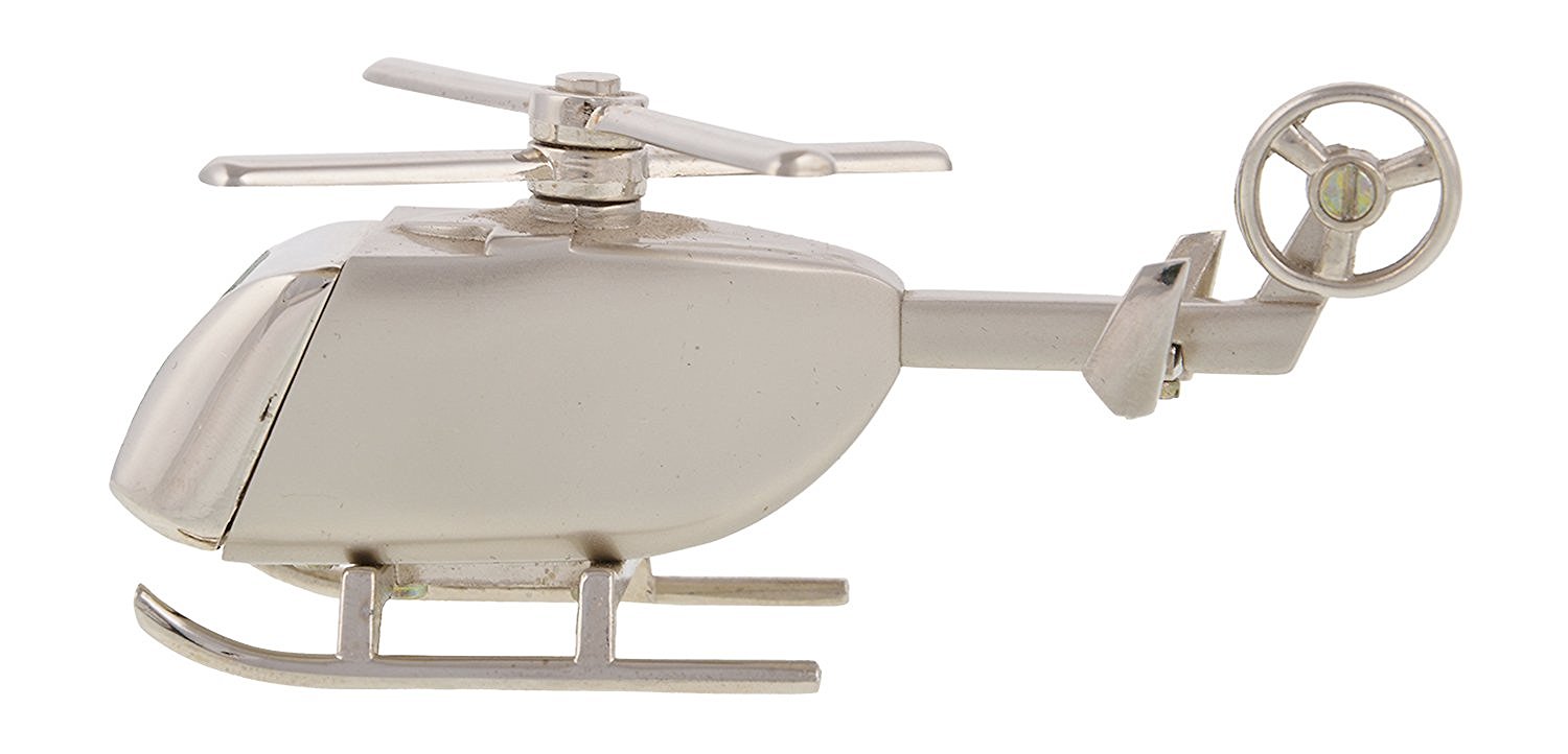 Buy Impex Zinc Helicopter Table Clock (10 cm x 4.5 cm x 4.5 cm ...
