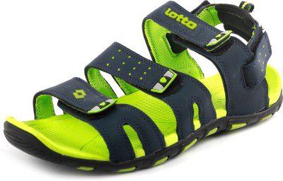 Buy Lotto Slide Men Blue,Green Velcro Sandals Online @ ₹999 from ShopClues