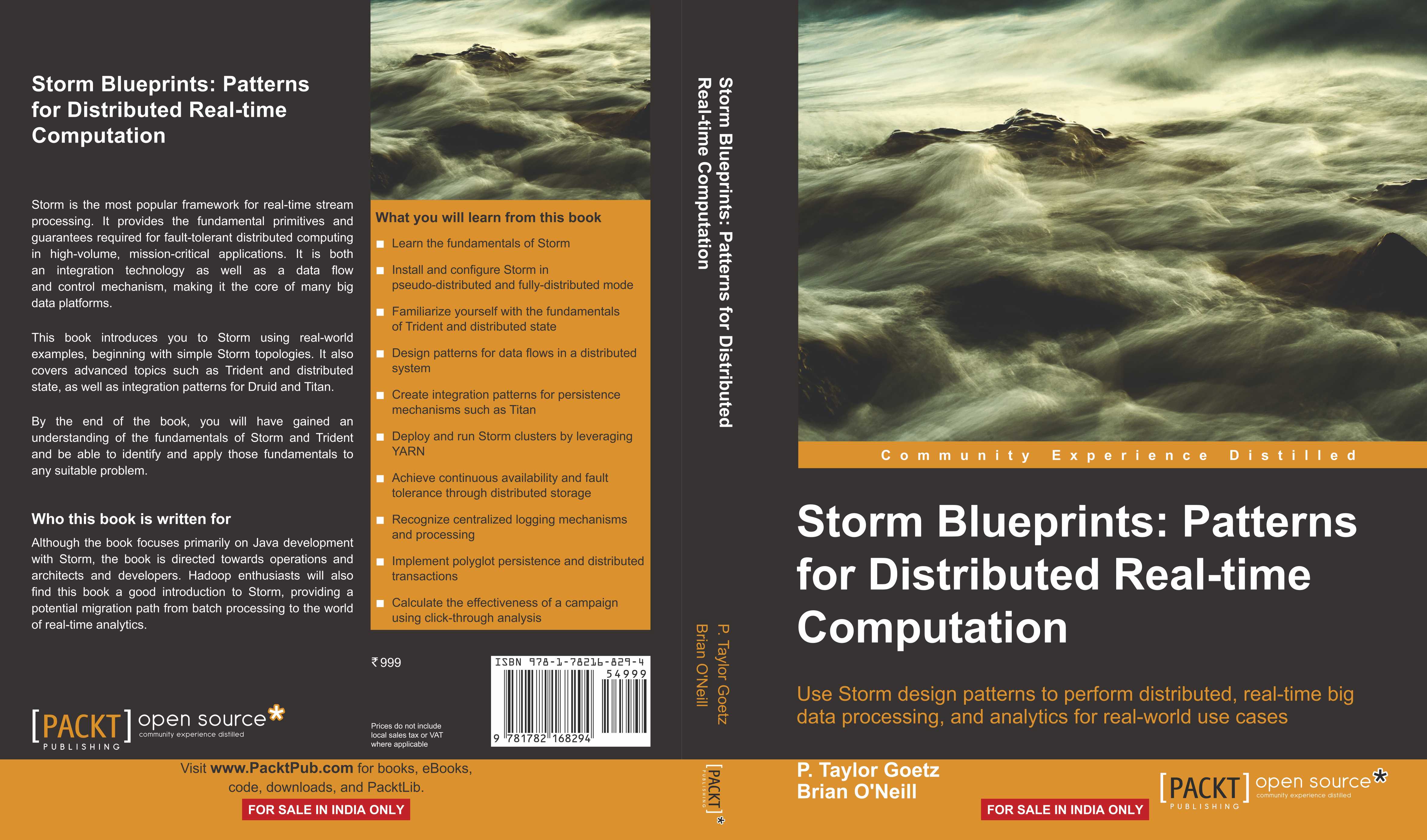 Buy Storm Blueprints Patterns For Distributed Realtime Computation Online ₹999 From Shopclues