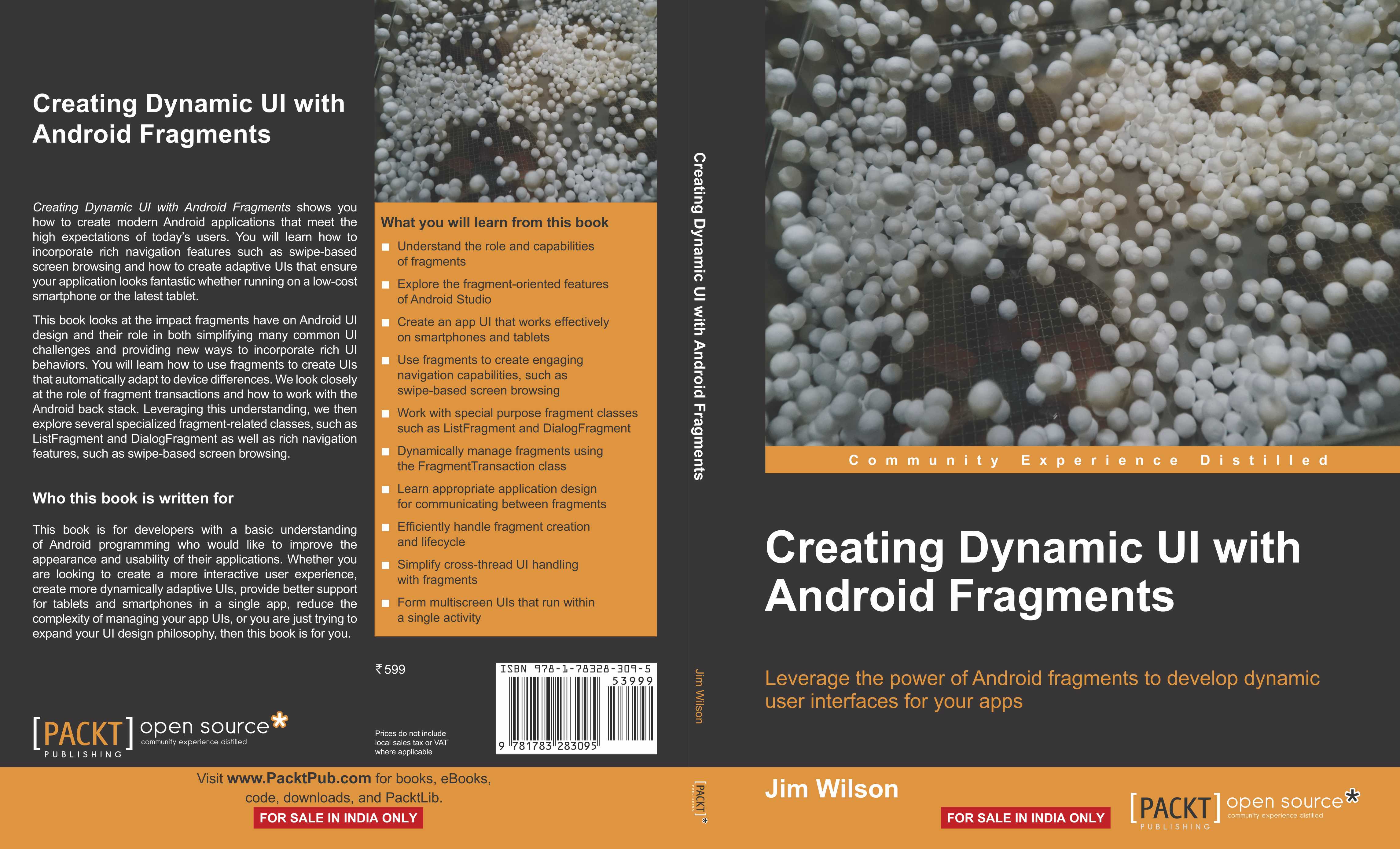 Buy Creating Dynamic UI with Android Fragments Online @ ₹599 from ShopClues Buy Creating Dynamic UI with Android Fragments Online @ ₹599 from ShopClues