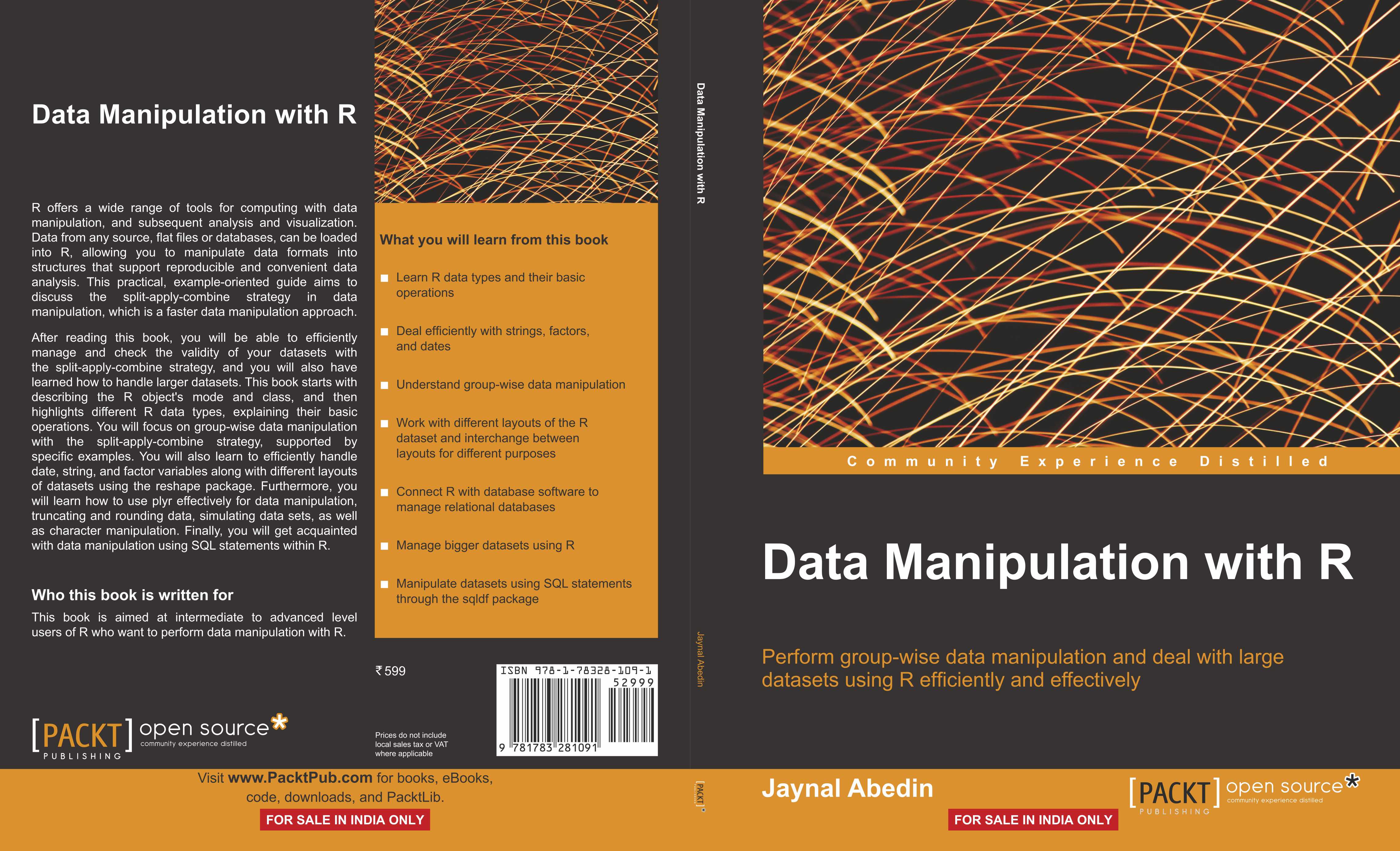 Buy Data Manipulation with R Online @ ₹599 from ShopClues