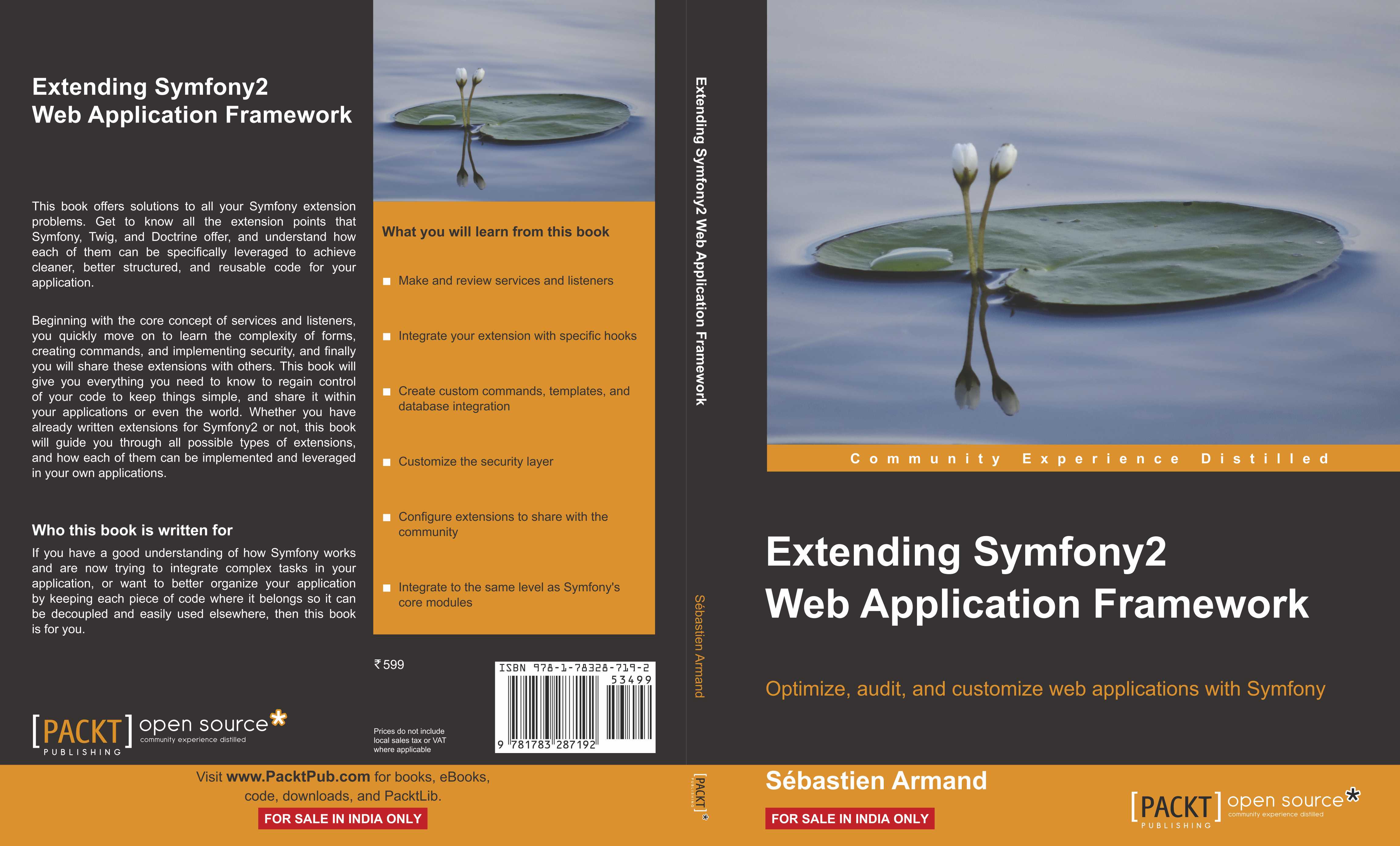 Buy Extending Symfony2 Web Application Framework Online ₹599 From Shopclues
