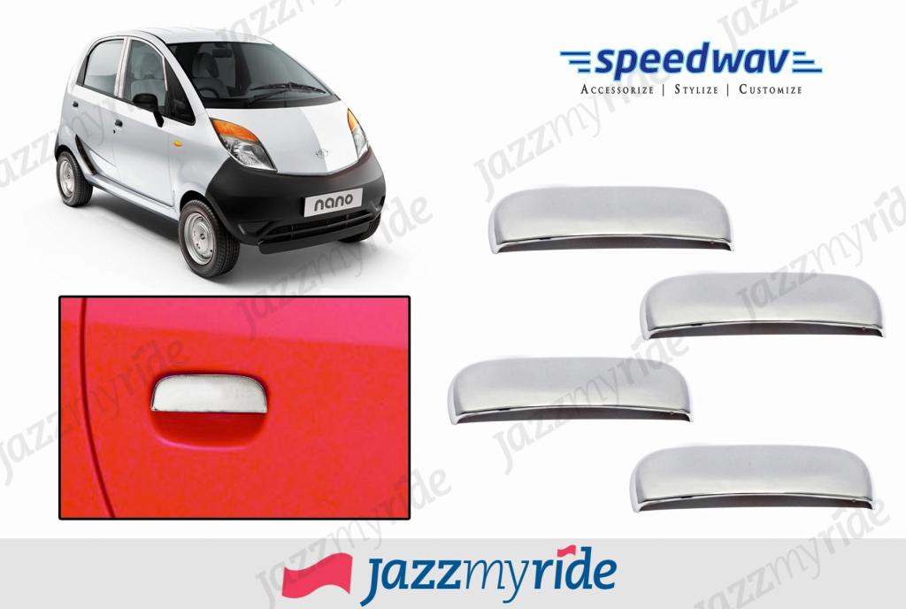 Buy Speedwav Tata Nano Chrome Plated Car Door handle Covers Set of 4 ...