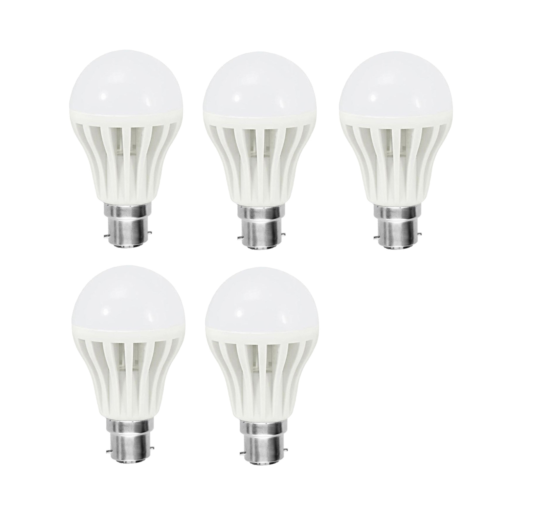 Buy 12 Watt Super LED Bulb Pack of 5 Online @ ₹639 from ShopClues