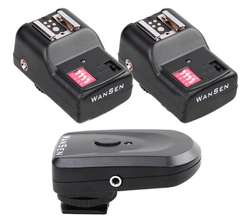 Gadget Hero's Wireless Flash Trigger + 2 Receiver For Canon Nikon ...