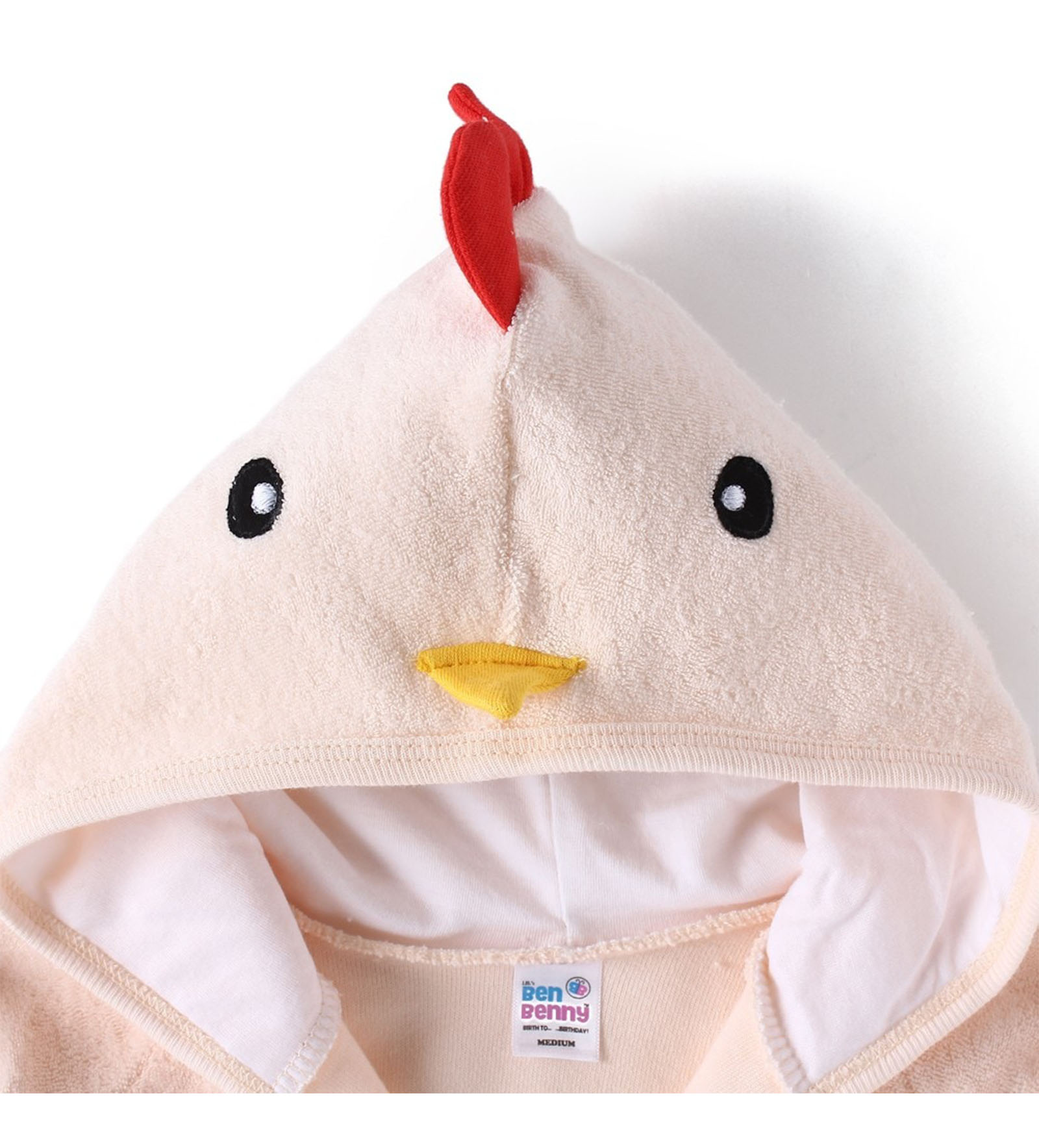 Buy Ben Benny Puff Peach with Hen Character Bath Robe (3 to 4 Years ...