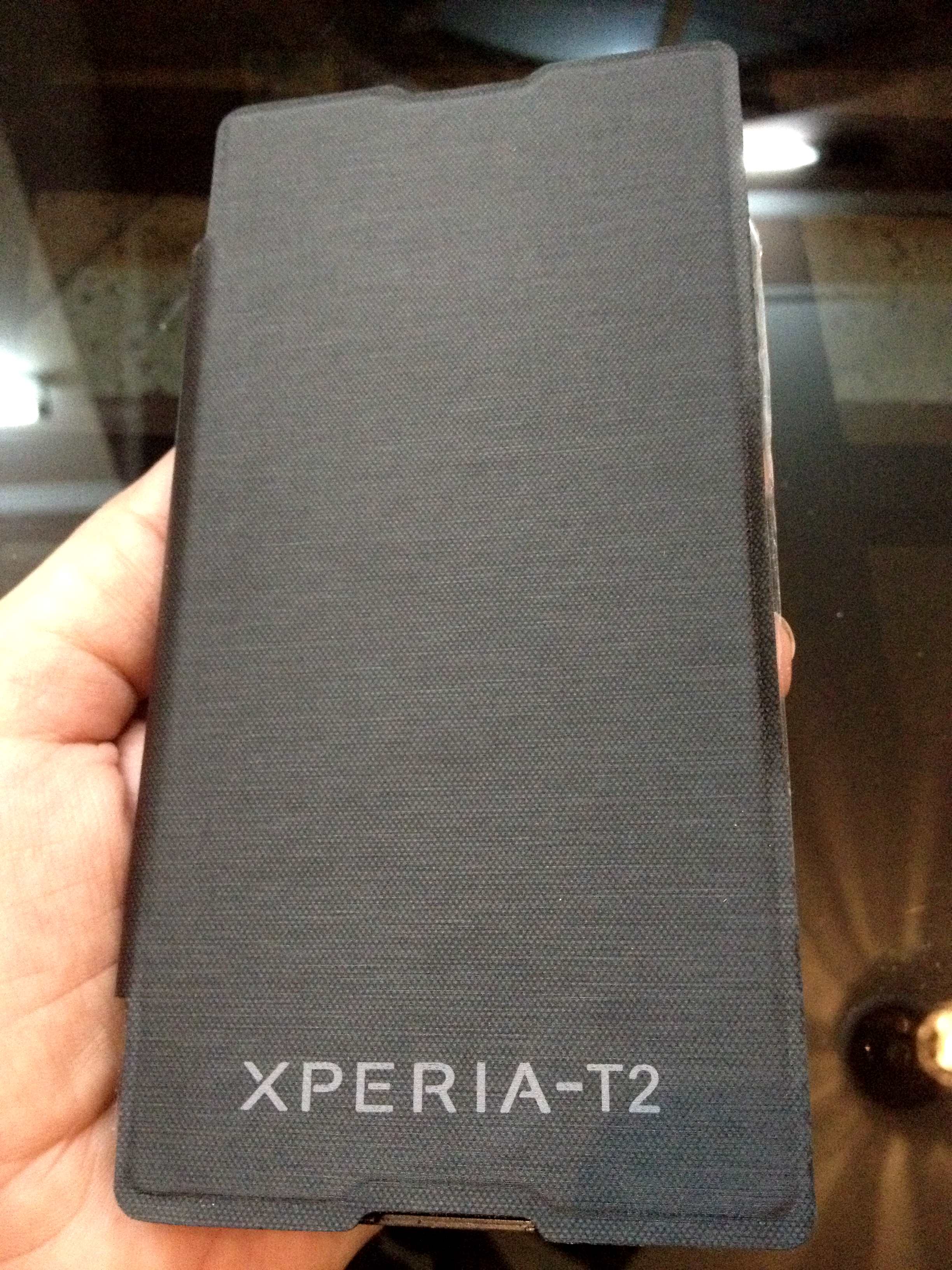 Shop Sony Xperia T2 Ultra Cover Original Quality Flip Cover Case Black ...