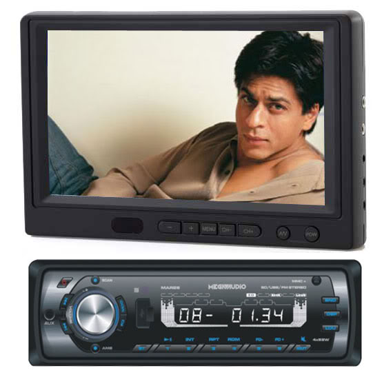 Car 7 inch Lcd screen with Car DVD STEREO