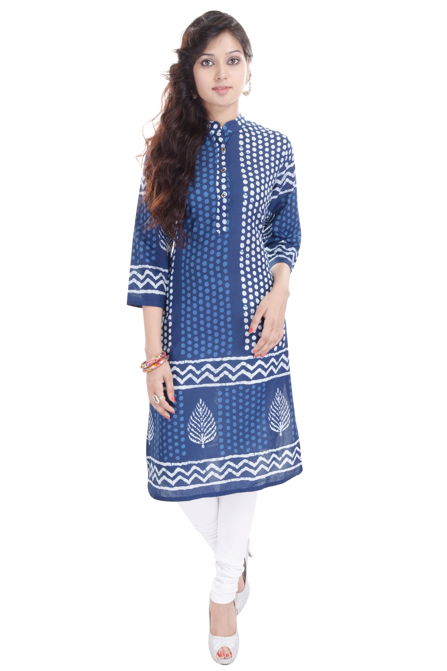 Buy Amer Prints Beautiful Cotton Blue Color Kurti Online @ ₹599 from ...