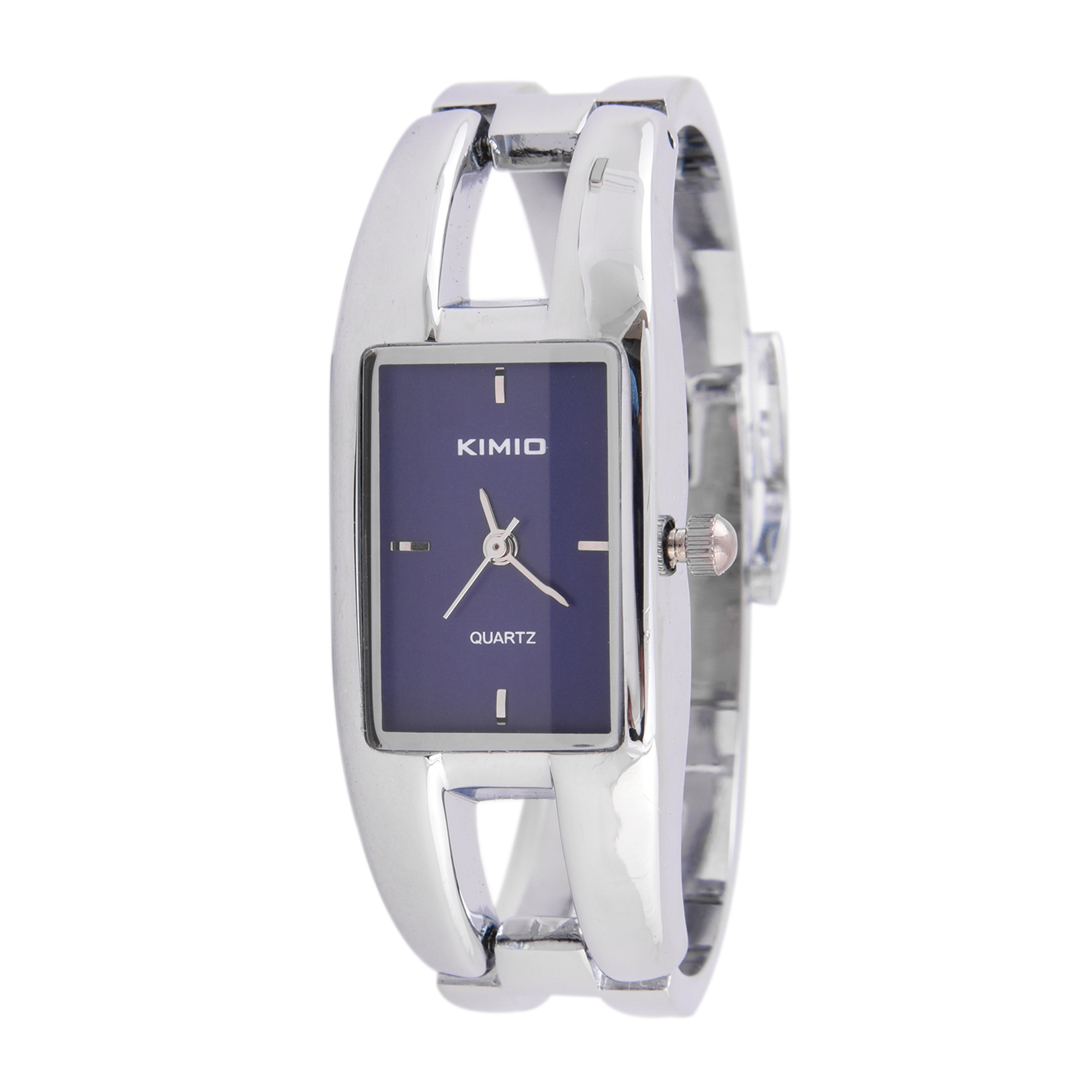 Buy KIMIO Women's Analog Rectangular Blue Dial Color Changing Watch (5 ...
