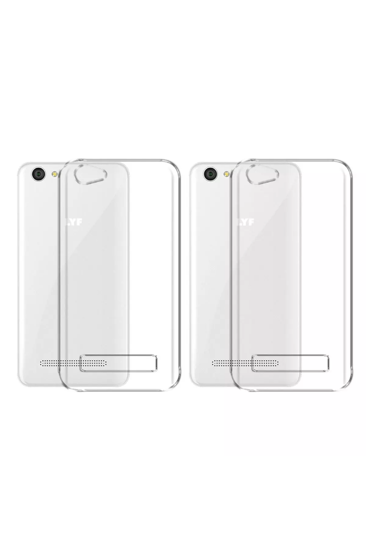 Buy Lyf Wind 6 Transparent Crystal Clear Premium Back Cover by Profusse ...