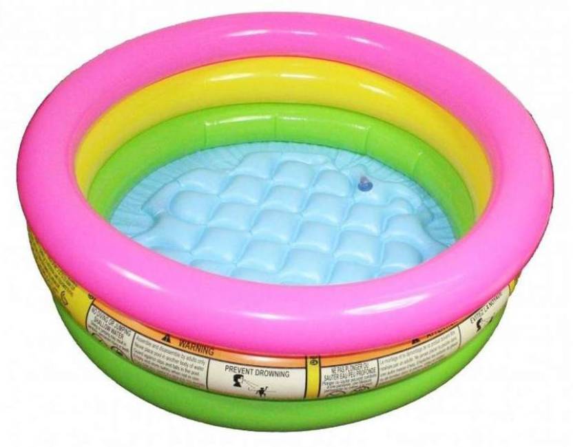 Buy Intex Fun swimming Pool 3 feet Bath Toy (Multicolor) Online @ ₹399 ...