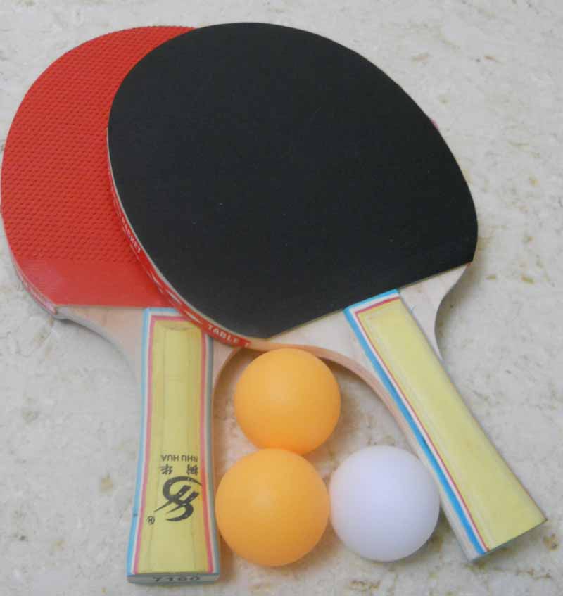 Table Tennis 2 Bats + 3 Balls Set for Kids Toys, Gift item Play Indoor ...