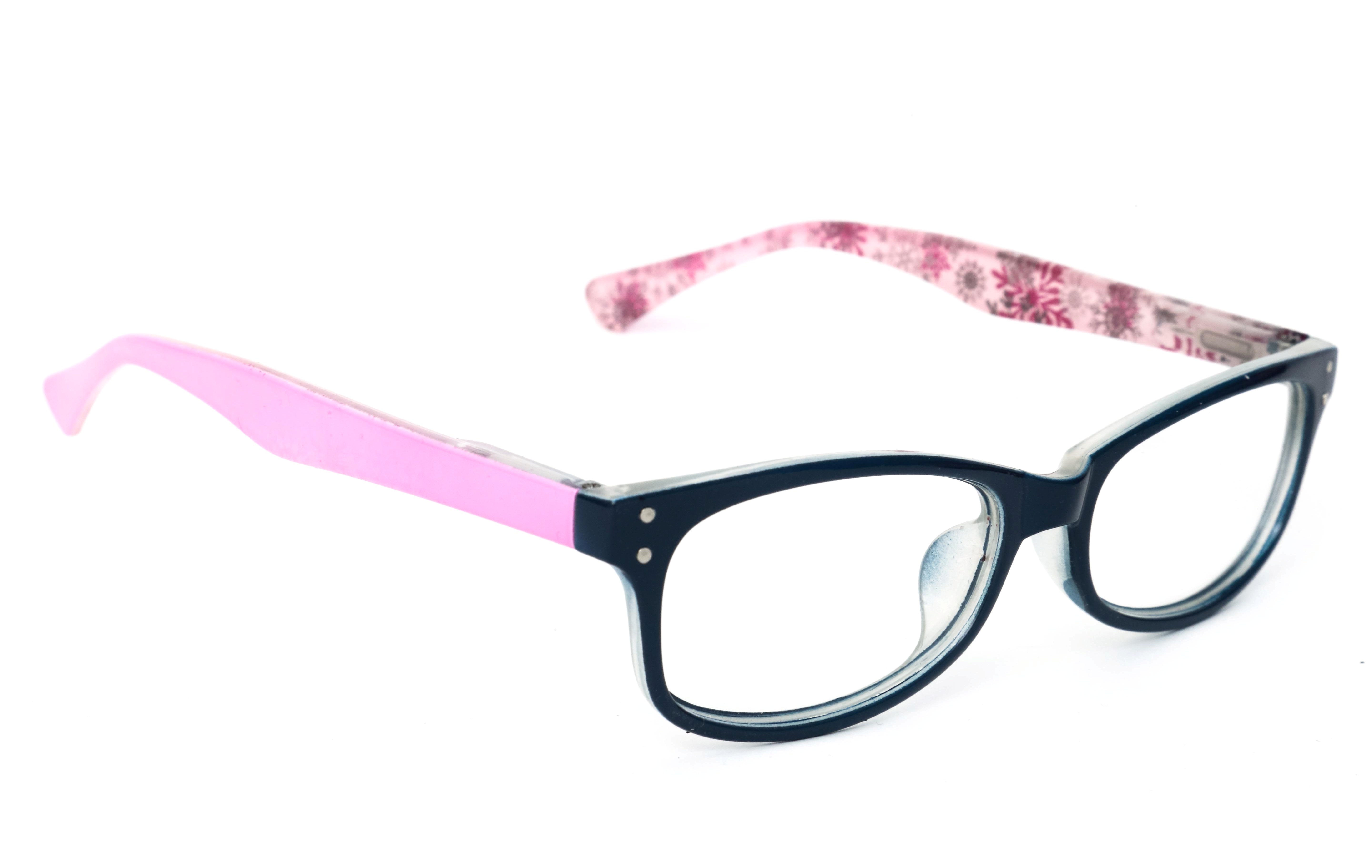 Buy TheWhoop Pink Transparent Spectacles Frame Eyeglasses Online @ ₹399 ...