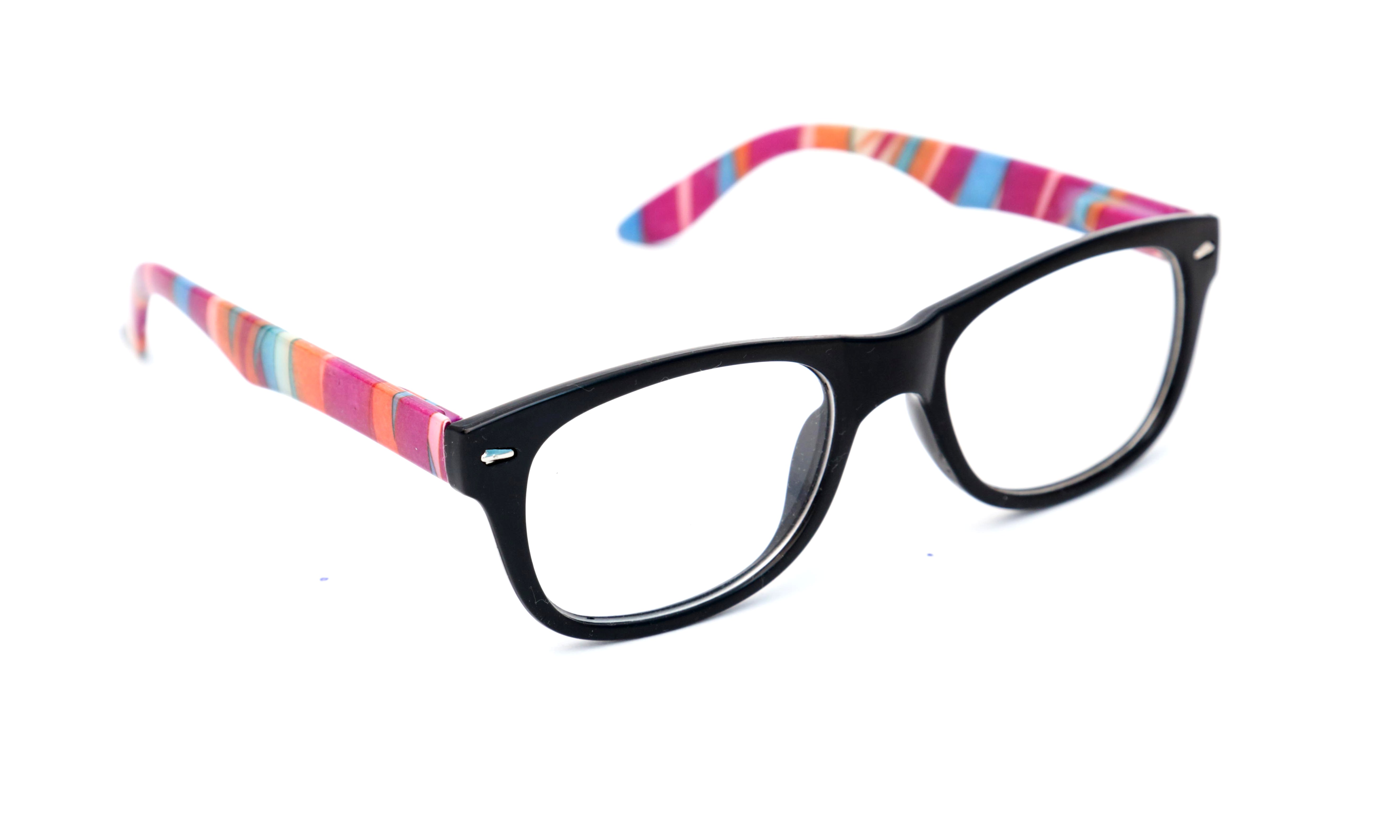 Buy TheWhoop Designer Pink Transparent Spectacles Frame Eyeglasses ...