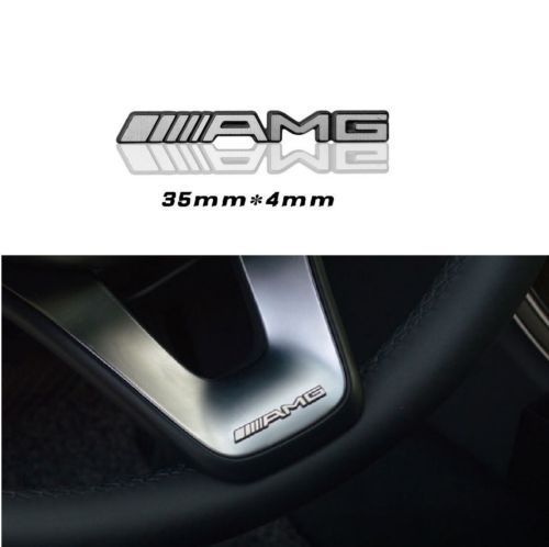 Buy NEW AMG Steering Wheel metal Badge Logo Emblem Mercedes Benz Alloy ...
