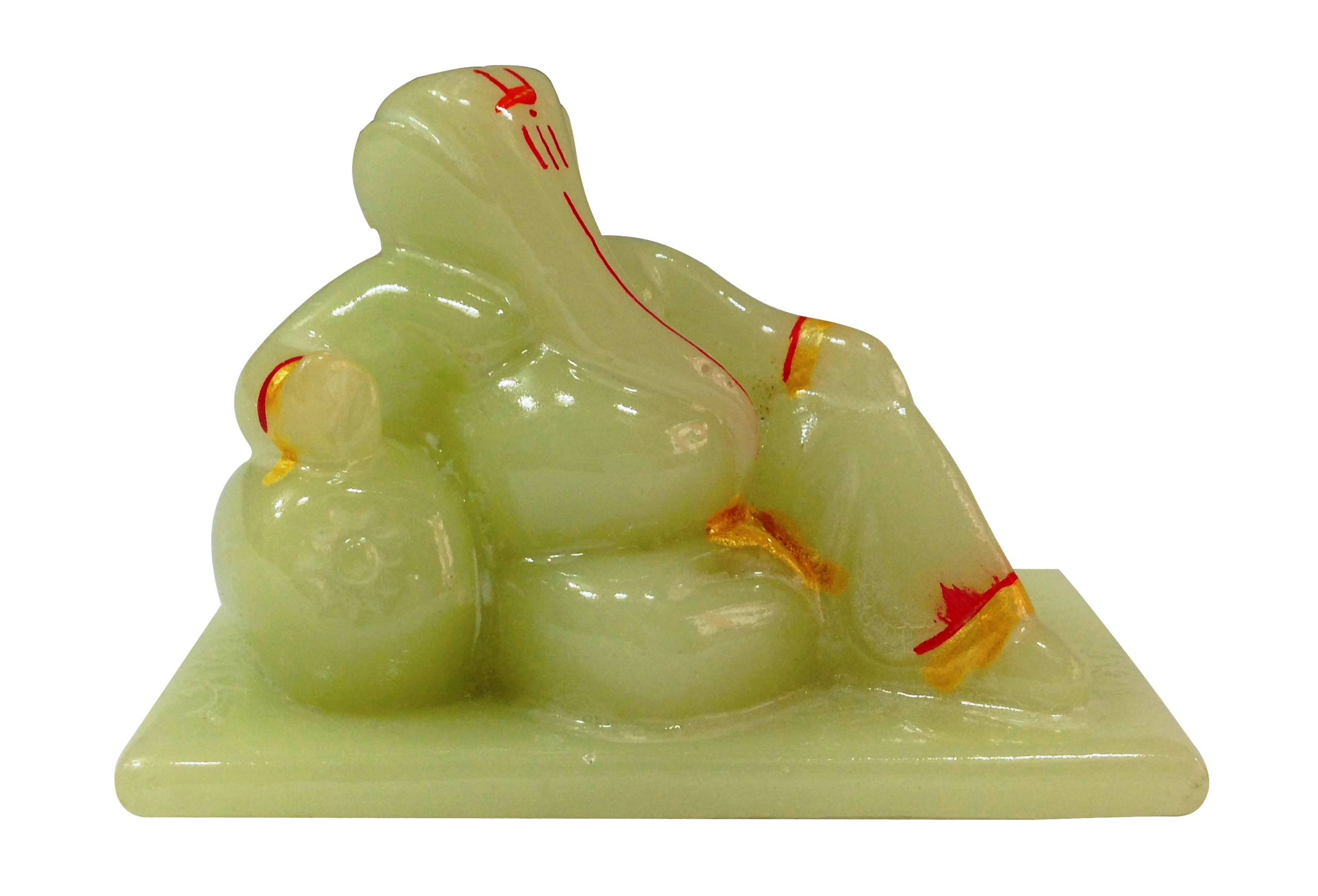 Buy ManeKo Hindu God Religious Idol Radium Raja Ganesh Temple Showpiece ...