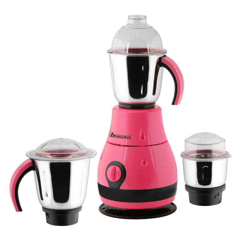 Buy Anjalimix Designo Mixer Grinder With 3 Jar 1000 Watts - Magenta ...