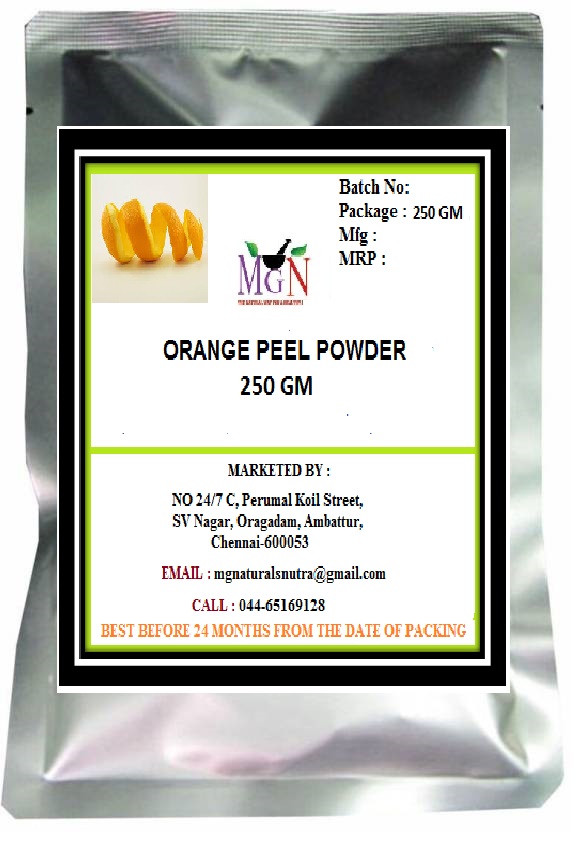 Buy ORANGE PEEL POWDER 250 GM (FACE PACK -ANTIAGING-BALACK AND ...