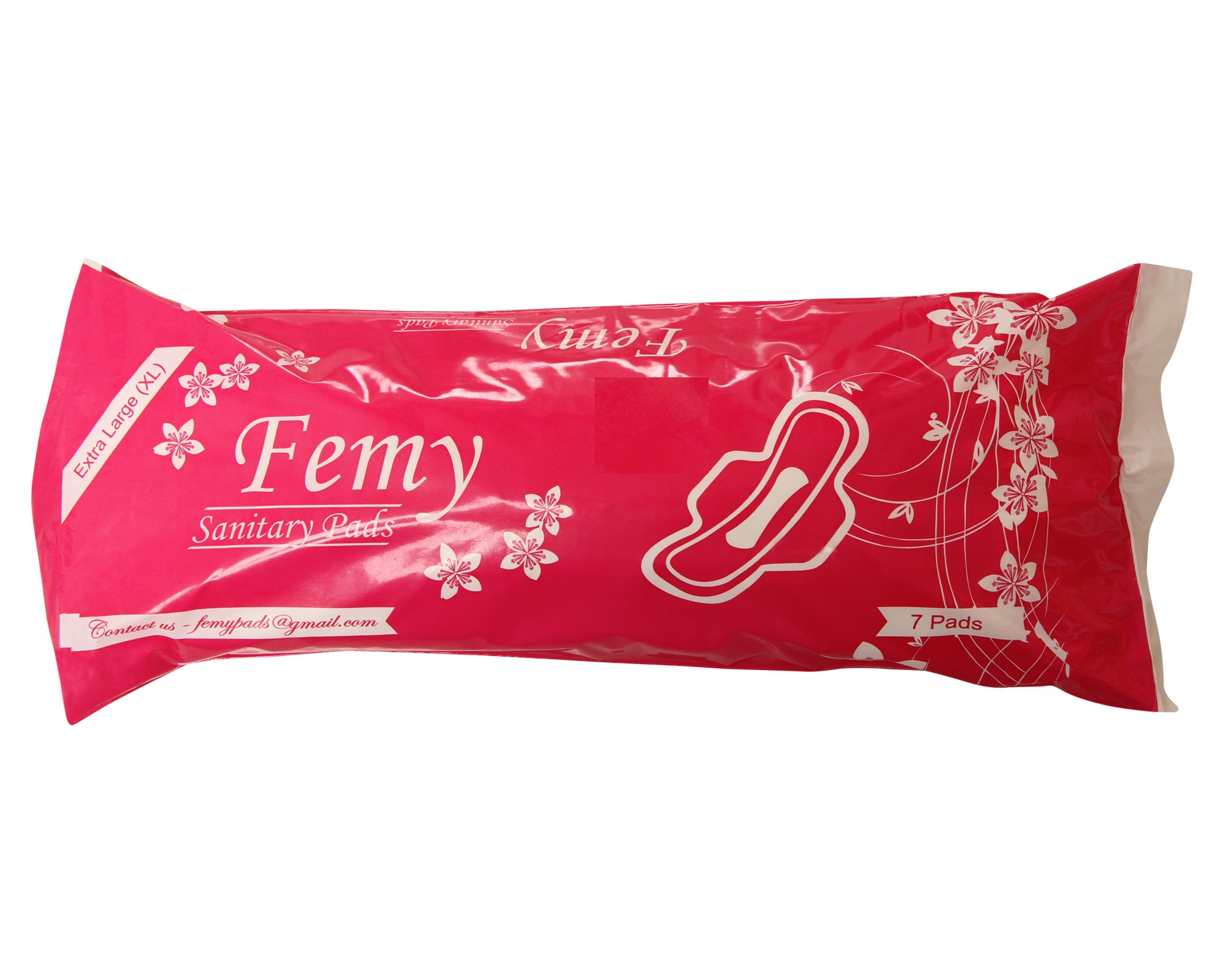 Buy Femy Disposable Sanitary Pads with Wings, XL, Pack of 5, (35 Pads ...