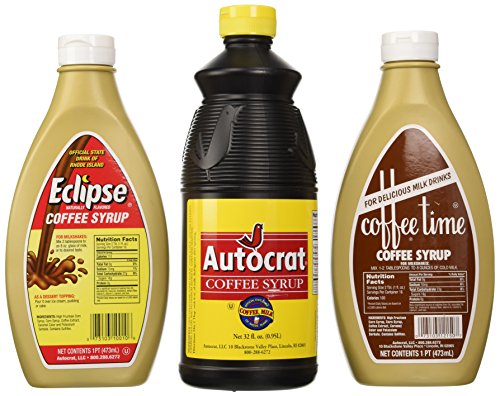 Buy Coffee Syrup Sample Pack (1 Autocrat 32 Oz, 1 Eclipse 16 Oz and 1 ...