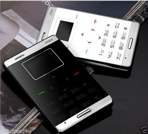 AIEK M7 Card Mobile Phone 4.5mm Ultra Thin Pocket Mini Phone Low Radiation