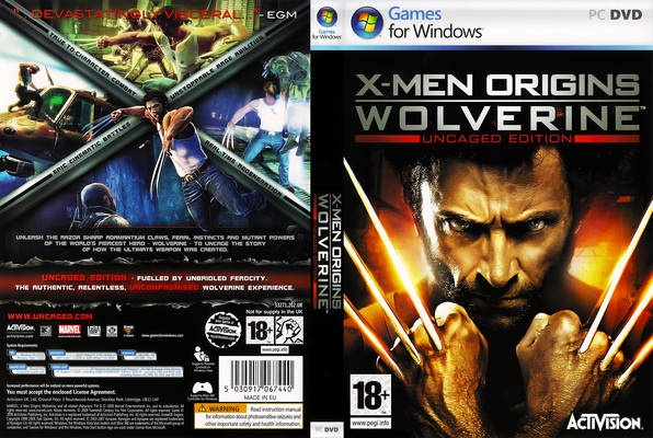 Buy PC X Men Origins Wolverine Game Disk / CD / DVD for PC, Laptop ...