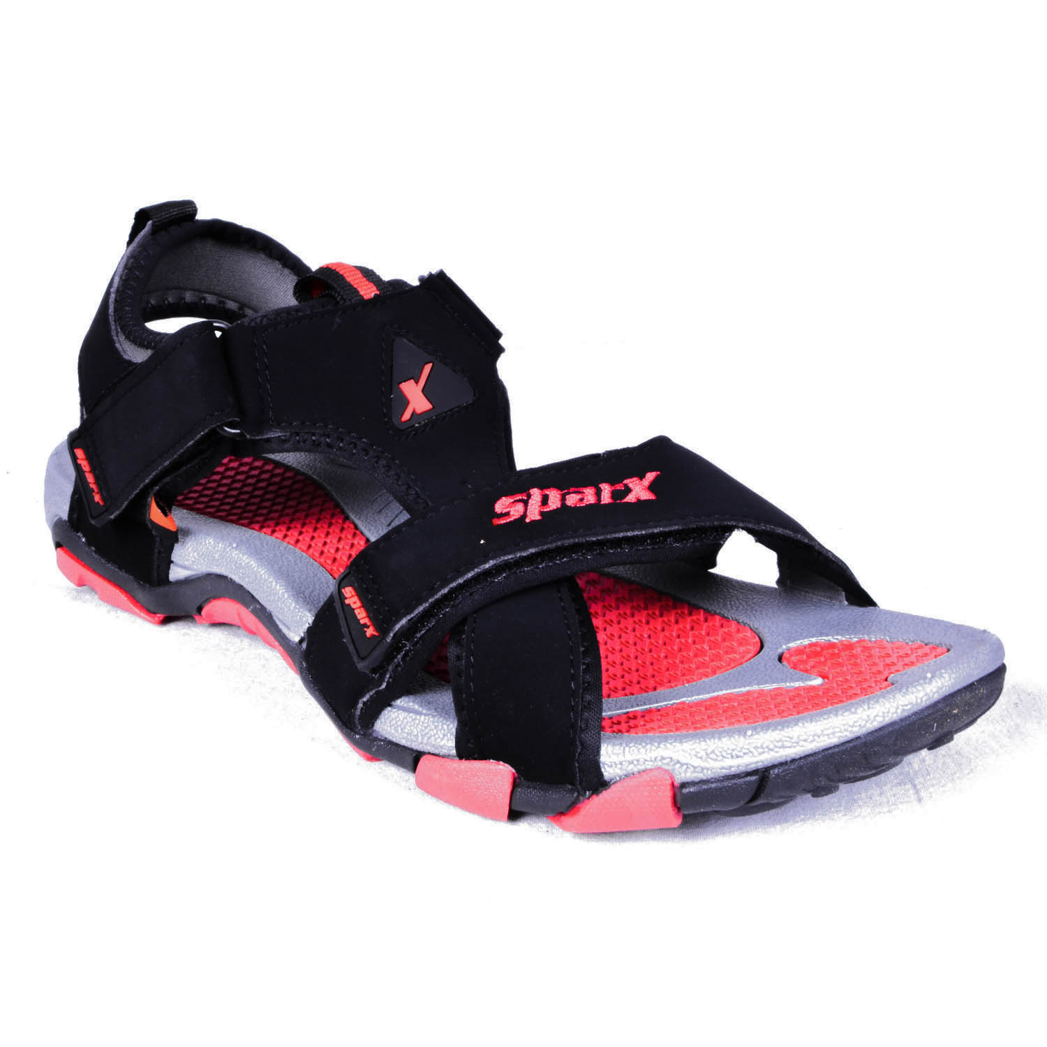 Buy Sparx Men's Black & Red Casual Floaters Online @ ₹999 from ShopClues