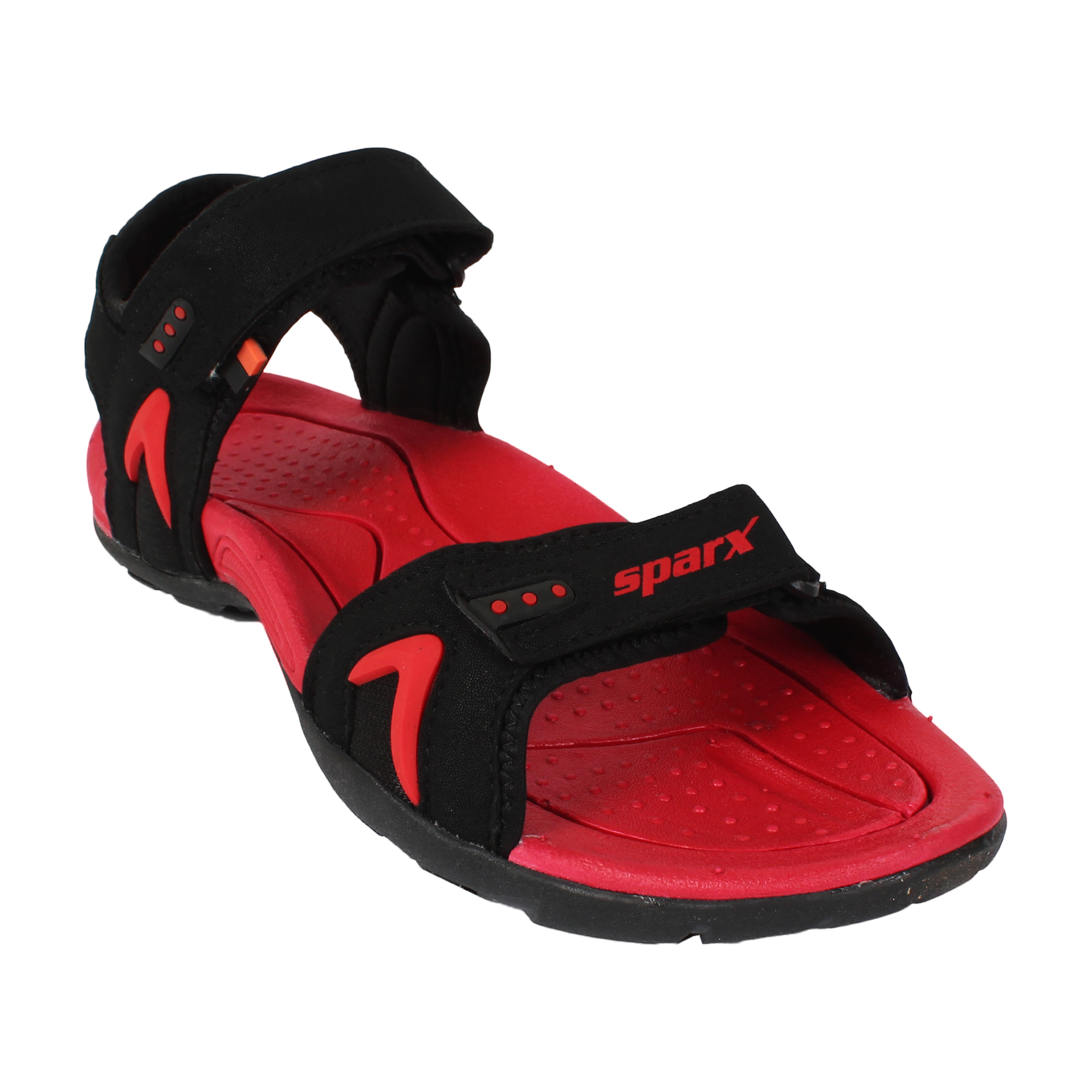 Buy Sparx Men's Black & Red Casual Floaters Online @ ₹799 from ShopClues
