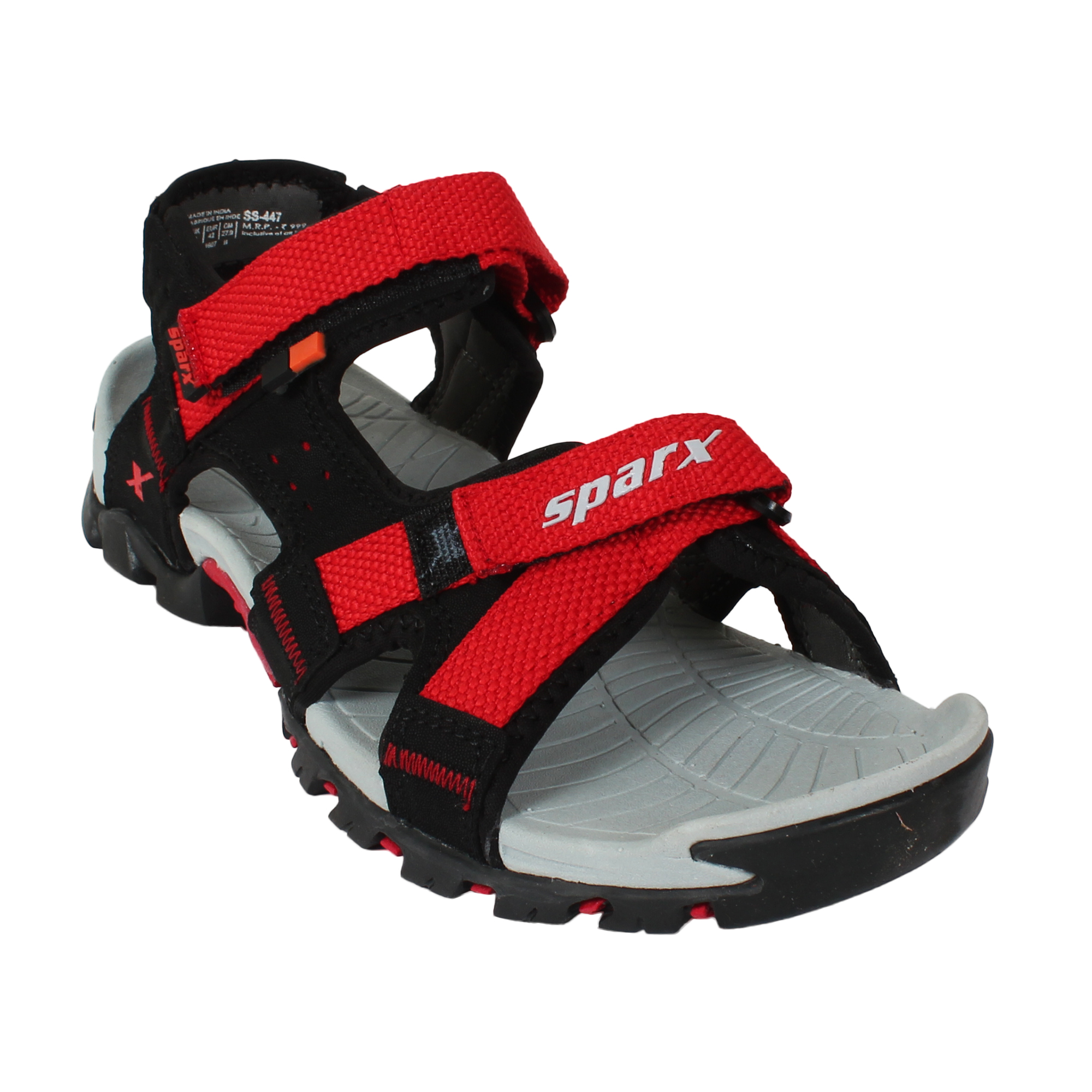 Buy Sparx Men's Black & Red Casual Floaters Online @ ₹999 from ShopClues