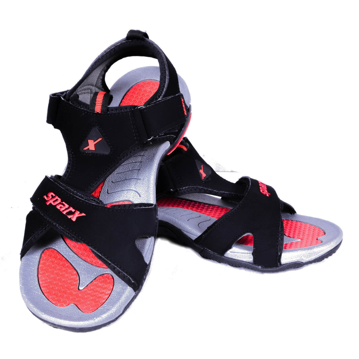 Buy Sparx Men's Black & Red Casual Floaters Online @ ₹999 from ShopClues
