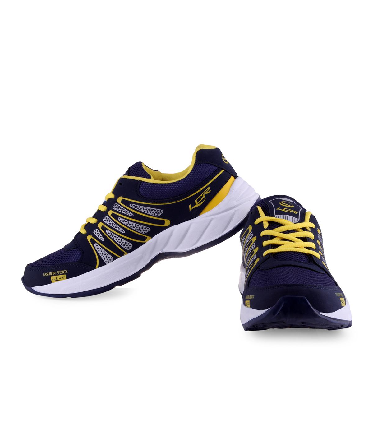 Buy Lancer Men's Blue & Yellow Running Shoes Online @ ₹499 from ShopClues