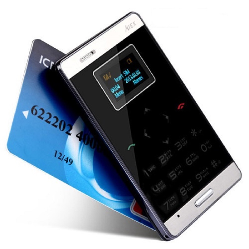 AIEK M7 Card Mobile Phone 4.5mm Ultra Thin Pocket Mini Phone Low Radiation