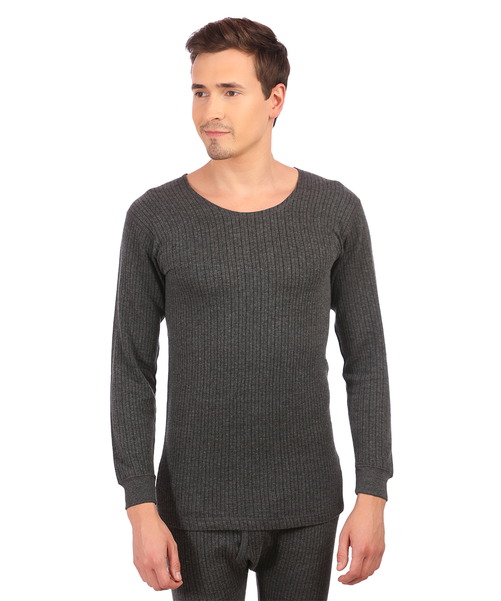 Buy Neva Gray Plain Thermal Uppers for Men Online @ ₹580 from ShopClues
