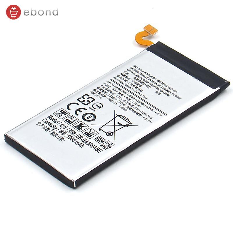 Buy ORIGINAL SAMSUNG A3 BATTERY EB-BA300ABE 1900mAh BATTERY FOR SAMSUNG ...