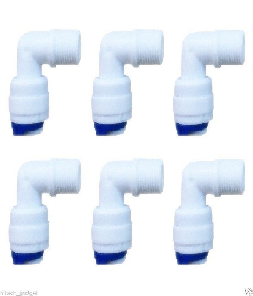 Buy 6 Pcs 1/8 Elbow/Connector For RO Water Filter Purifier Membrane ...