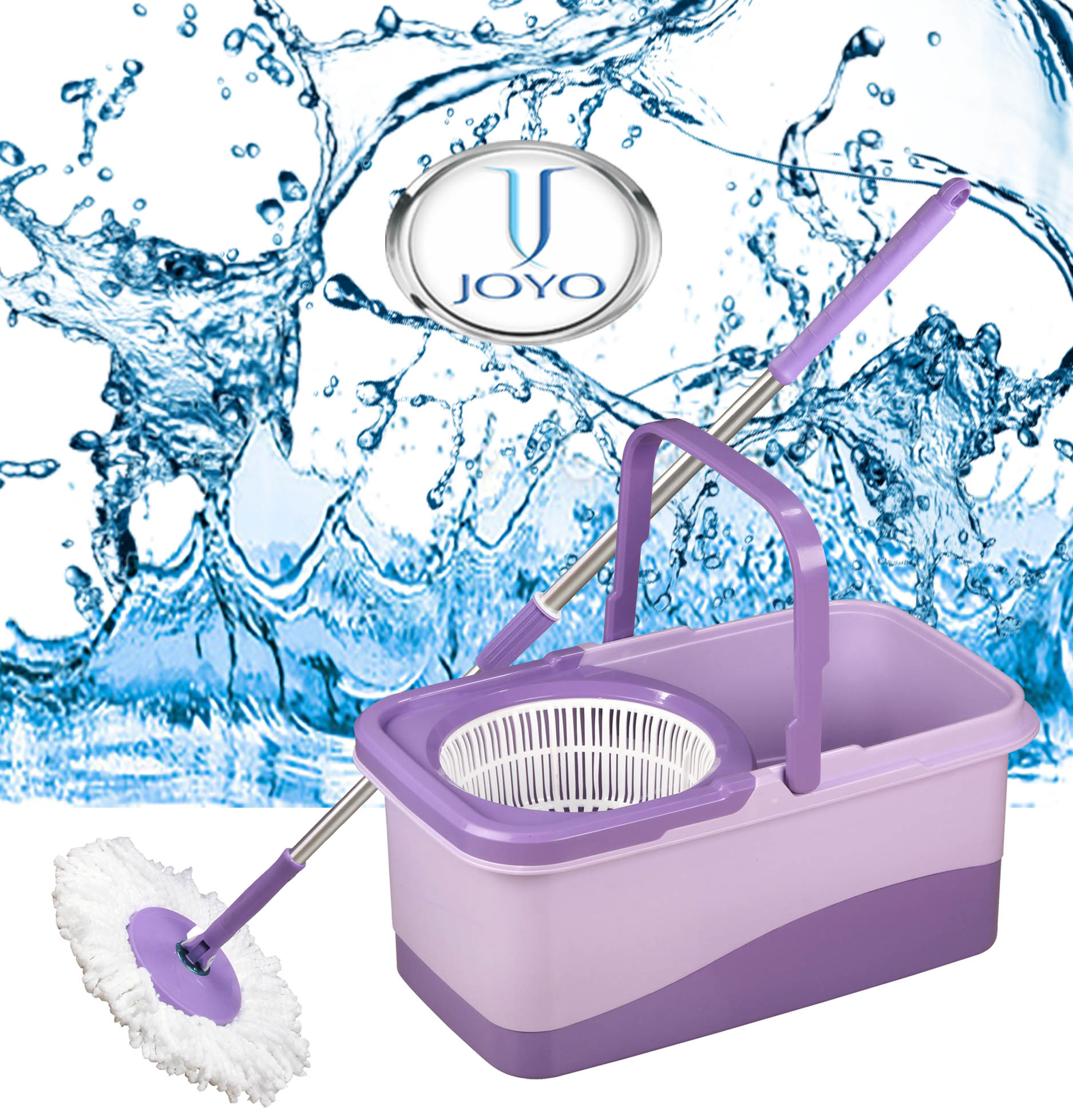 Buy Joyo 360 Degree Mop Bucket-Purple Online @ ₹1449 from ShopClues