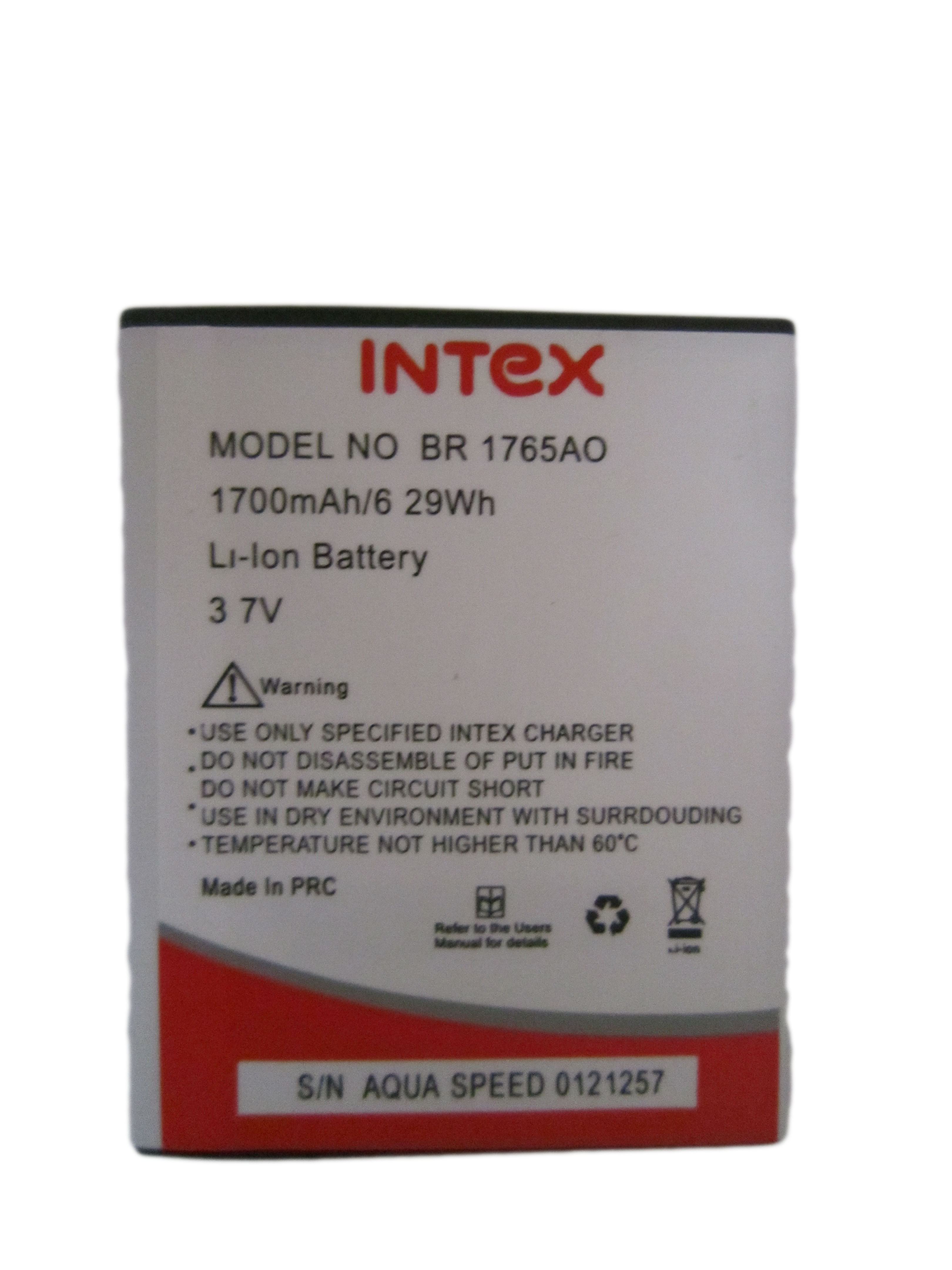 Buy Shree Retail Intex BR 1765AO Battery For INTEX AQUA SPEED 0121257 ...