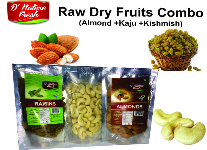 Buy D'Nature Fresh Raw Dry Fruits Combo (500 g) Online @ ₹600 from ...